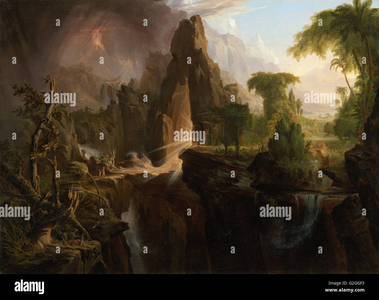 The garden of eden cole hi-res stock photography and images - Alamy