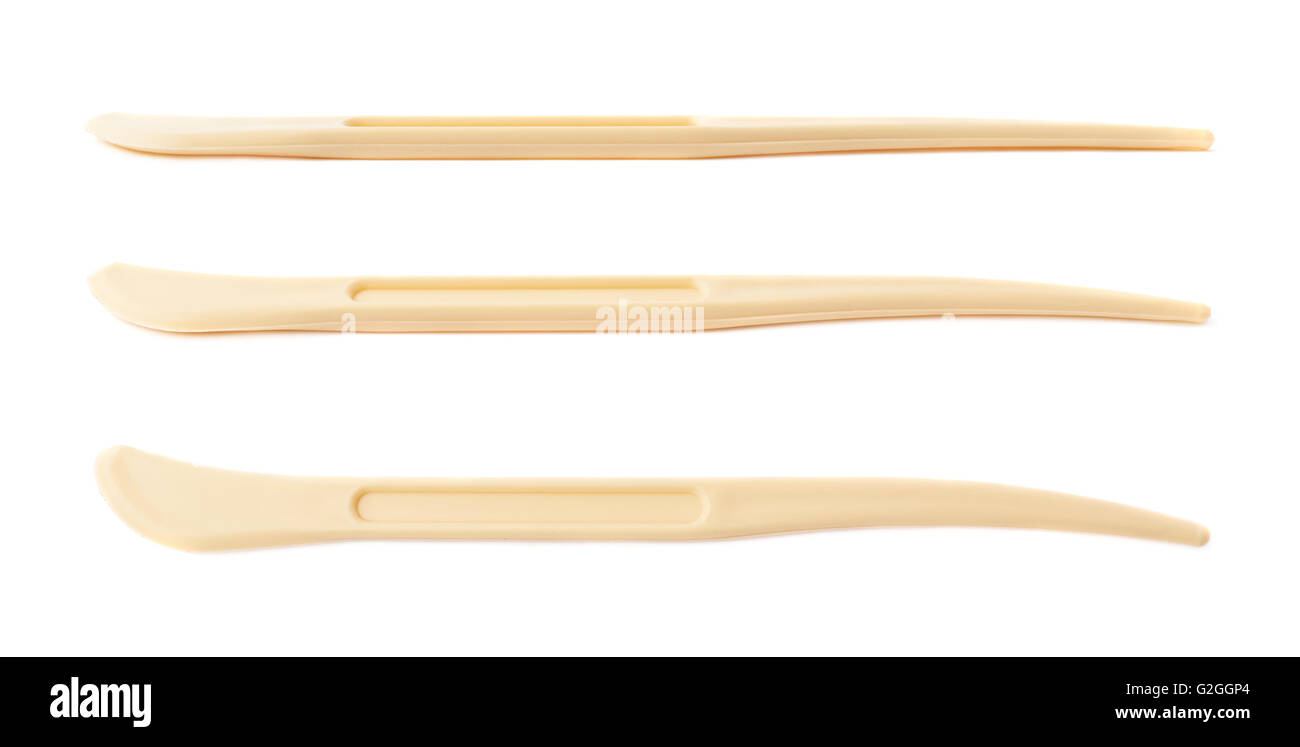 Plastic knife tool isolated Stock Photo - Alamy