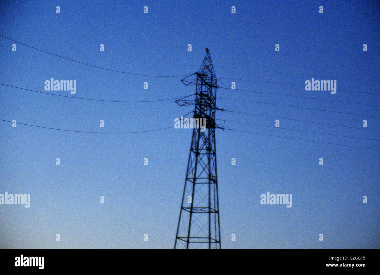 Cables and Tower Stock Photo - Alamy