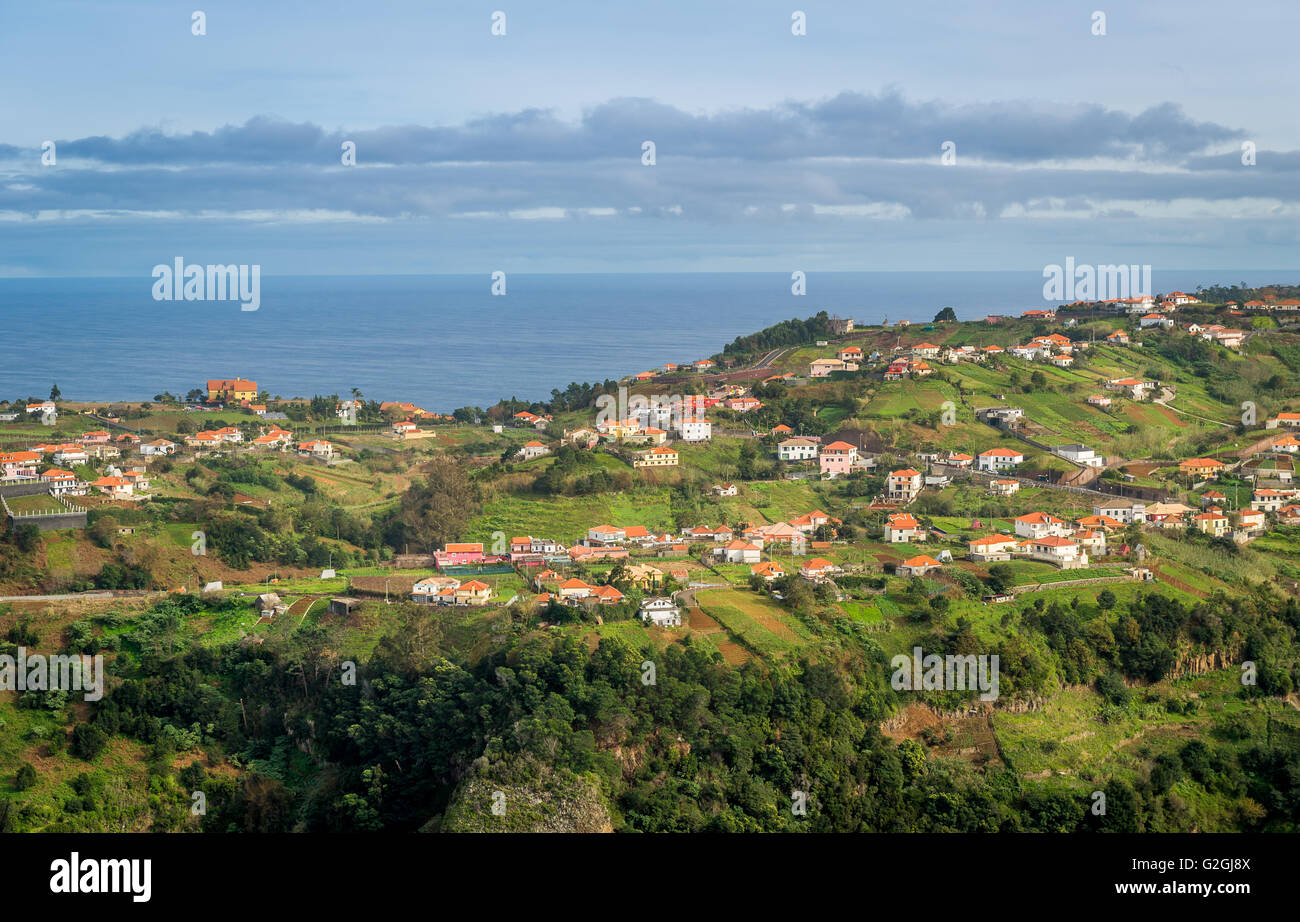 Madeira island aerial view landscape hi-res stock photography and ...
