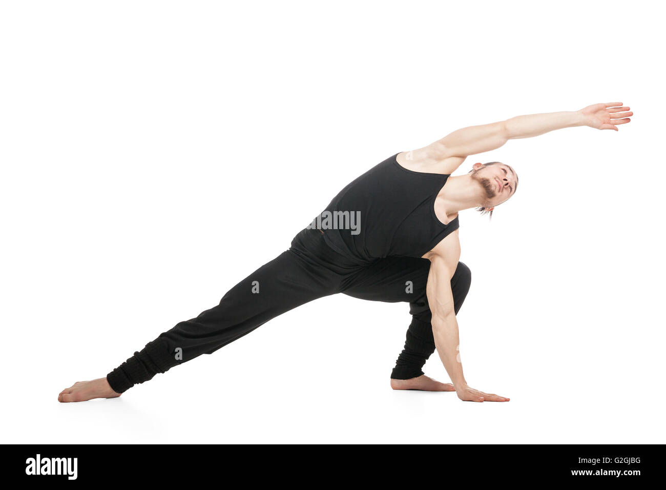 Flexible young ballet dancer stretching hi-res stock photography and ...