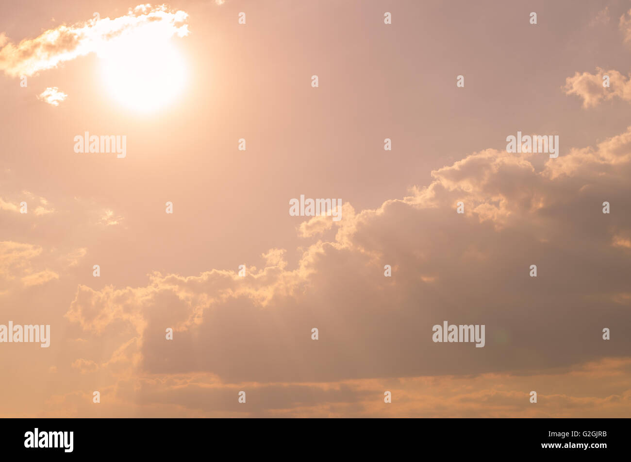 Heaven sun blue hi-res stock photography and images - Alamy