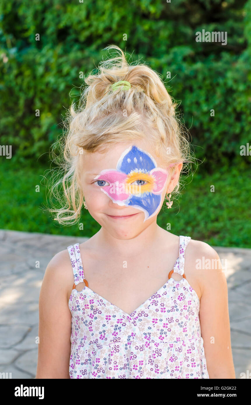 Flower Face Painting Ideas For Kids