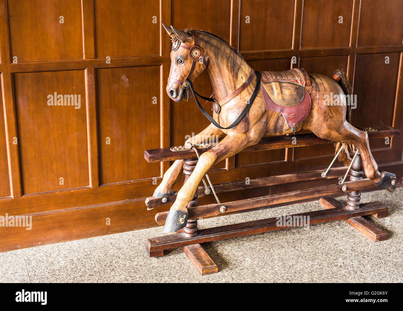 vintage rocking horse Stock Photo - Alamy