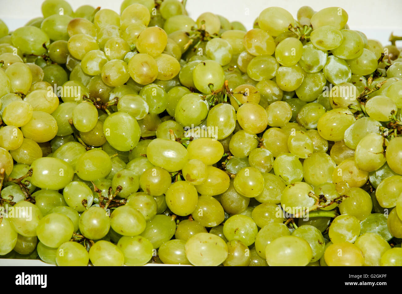 group of green grapes image background Stock Photo - Alamy