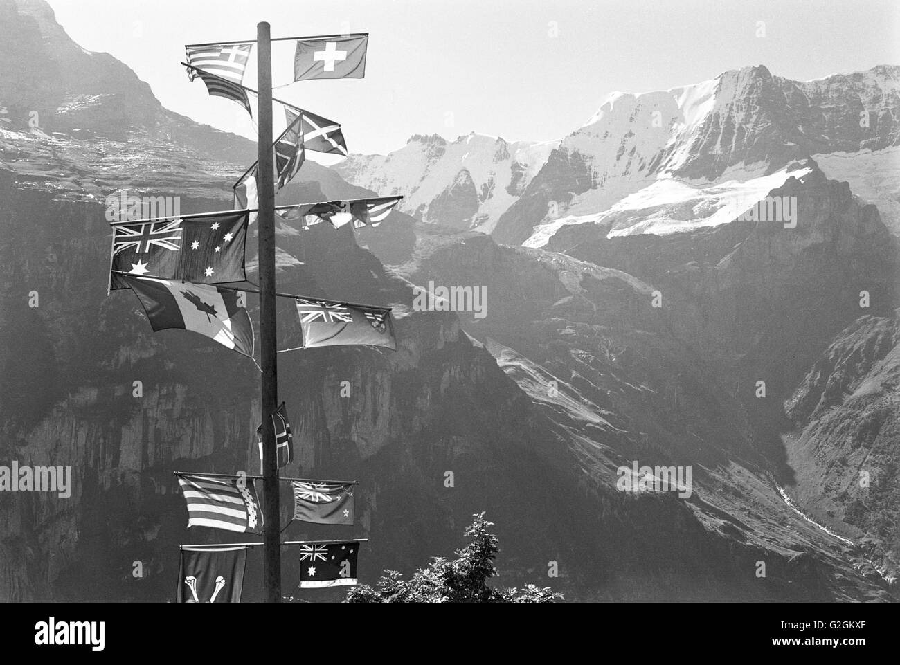 Flags on pole hi-res stock photography and images - Alamy