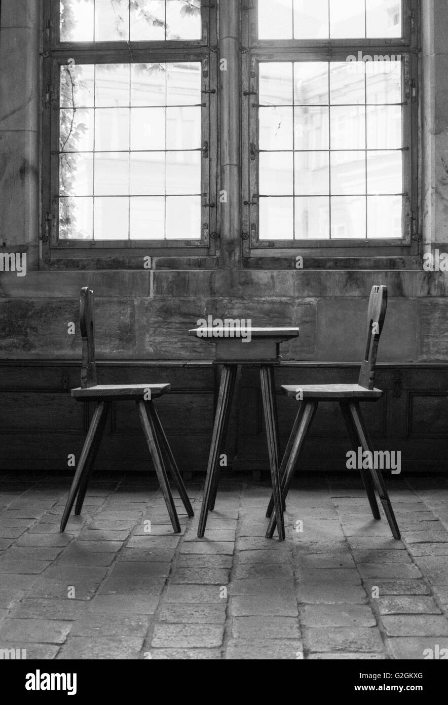 Front desk Black and White Stock Photos & Images - Alamy