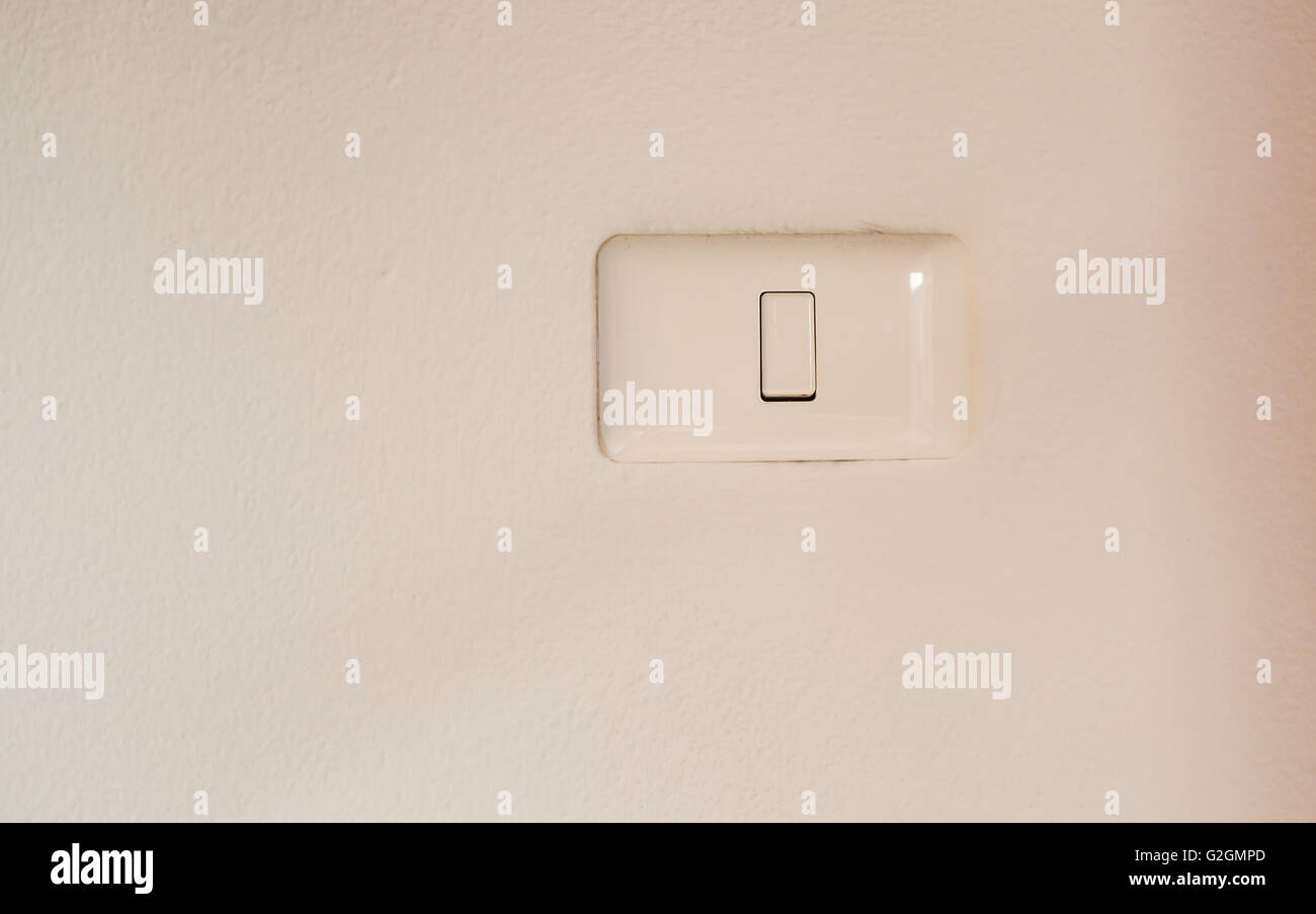 White light switch Stock Photo - Alamy