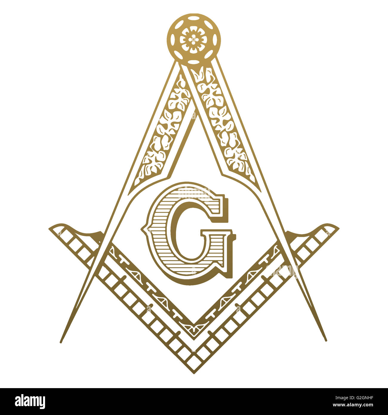Masonic square and compasses hi-res stock photography and images - Alamy