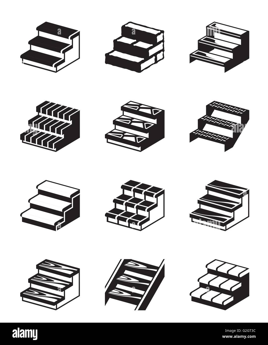 Modern glass wood stone Stock Vector Images - Alamy