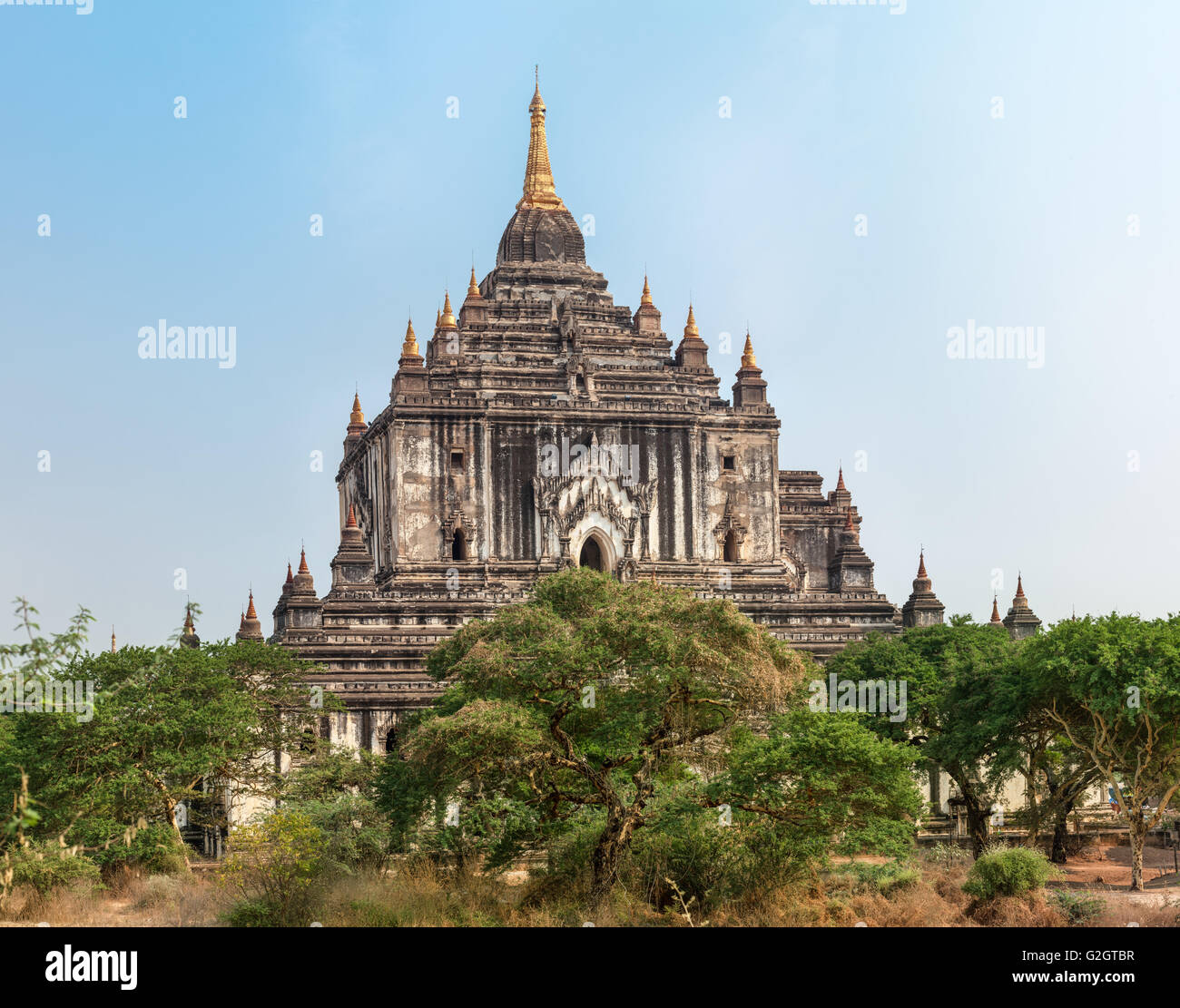 Thatbyinnyu Temple in Bagan. Myanmar Stock Photo - Alamy