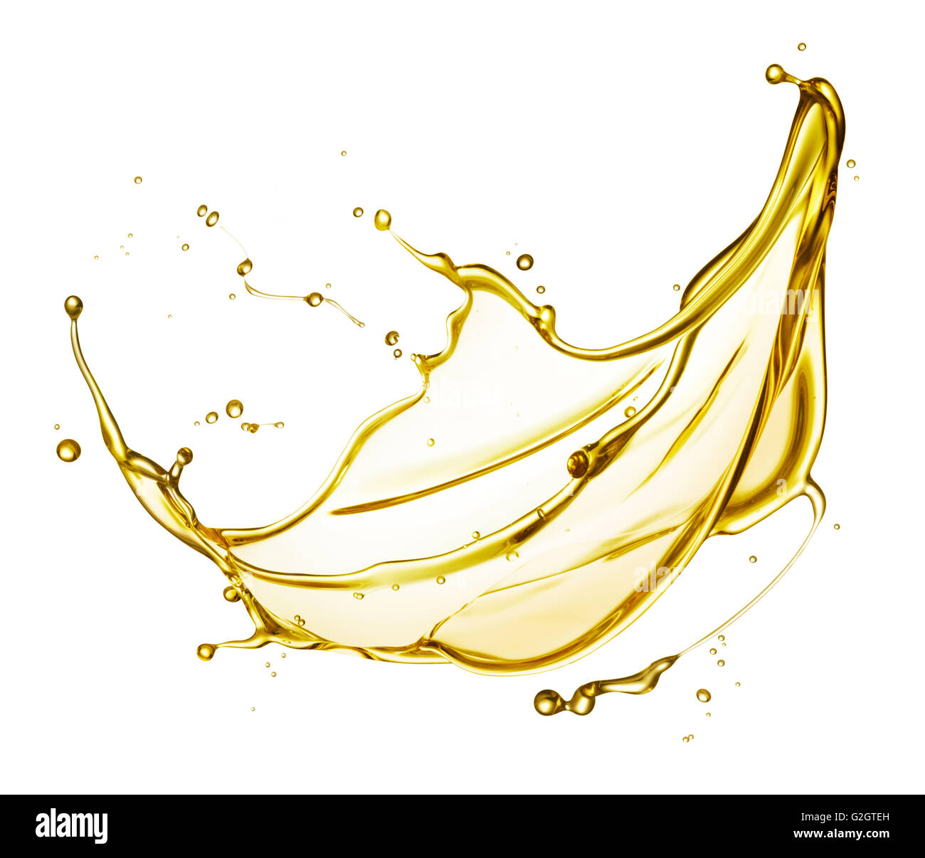 engine oil splashing isolated on white background Stock Photo ...