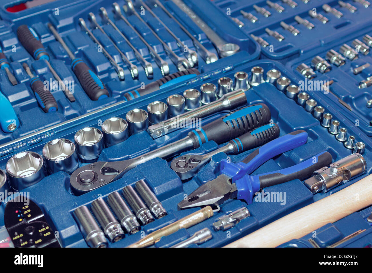 Old toolkit hi-res stock photography and images - Alamy