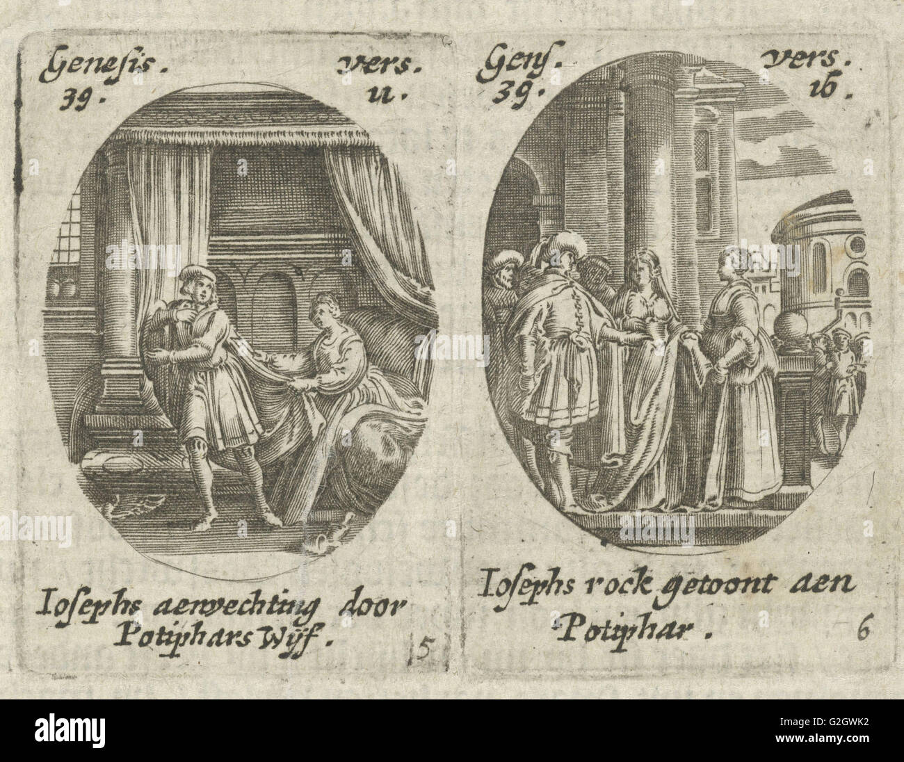 Joseph and Potiphar's wife, Potiphar's wife accused Joseph, Hans ...