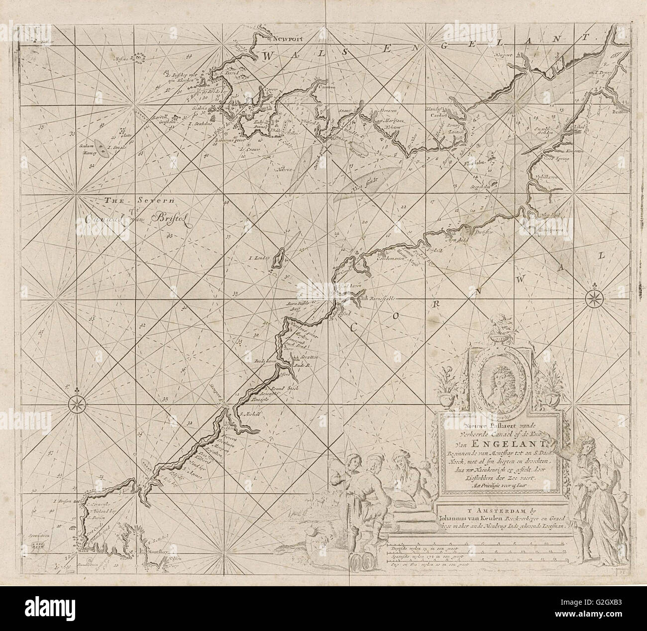 Bristol channel map hi-res stock photography and images - Alamy