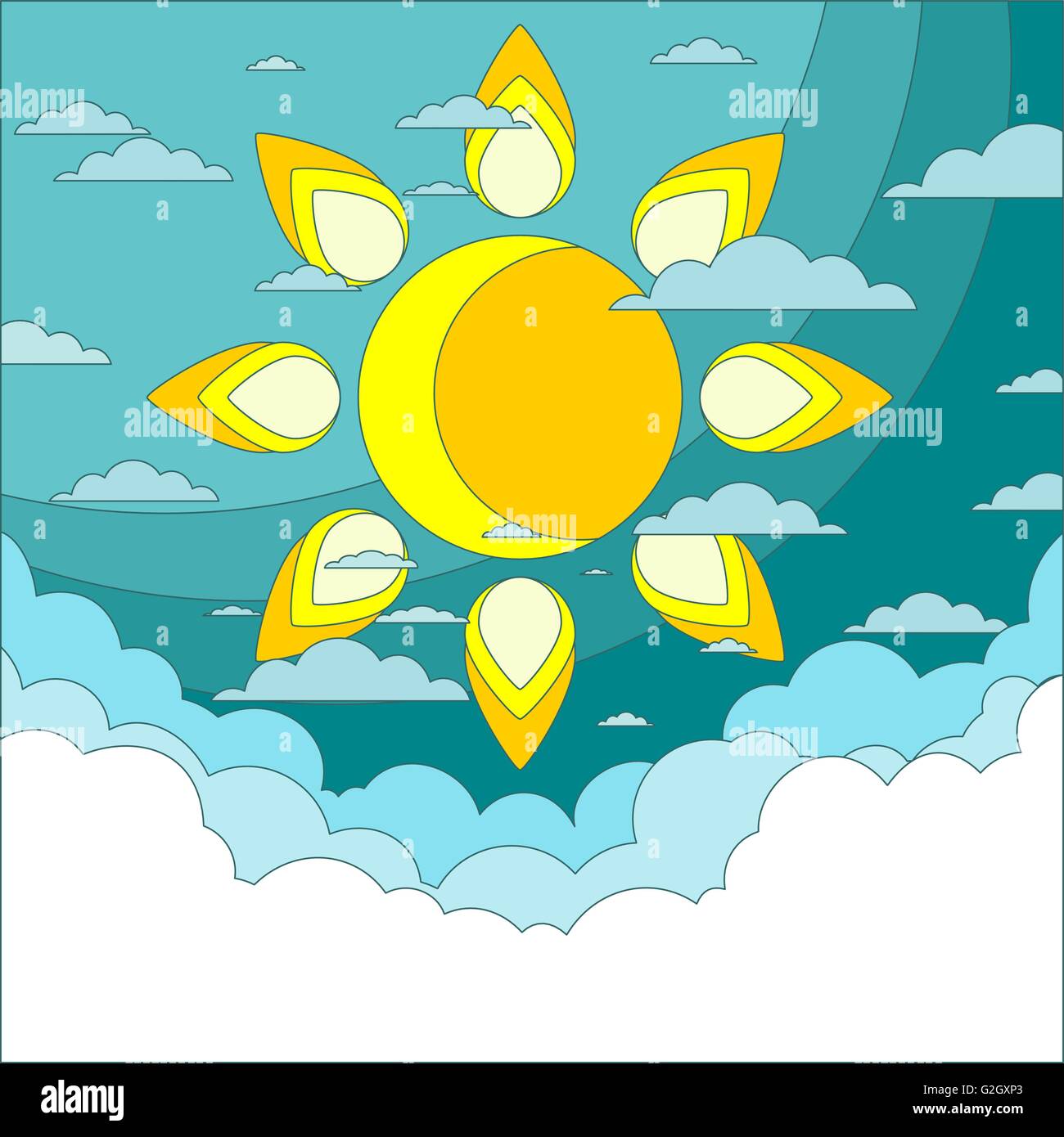 Weather cartoon hi-res stock photography and images - Alamy