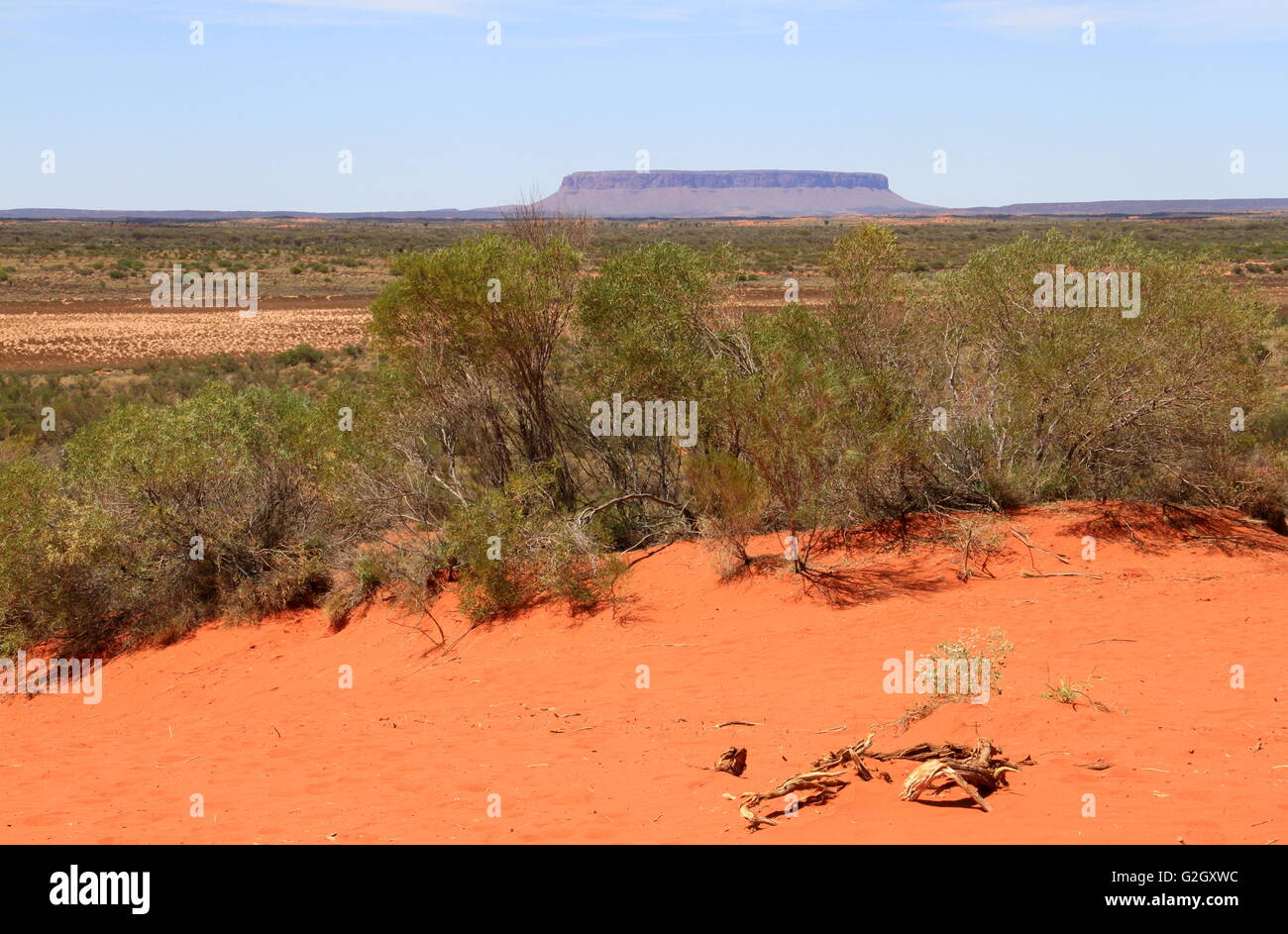 Mount Conner situated in the Northern Territory of Australia. A view ...