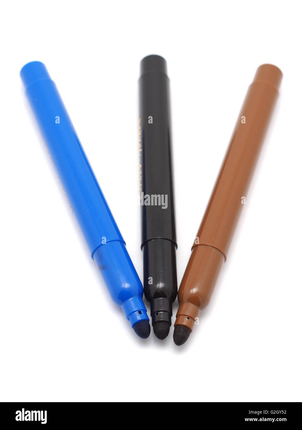 felt-tip pen on a white background Stock Photo - Alamy