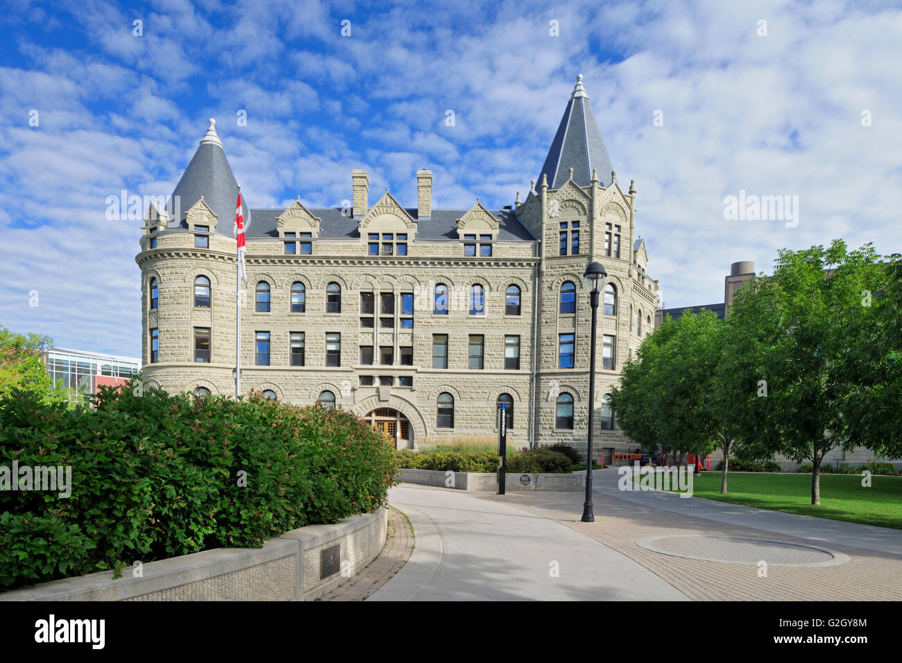 University manitoba building flag hi-res stock photography and images ...
