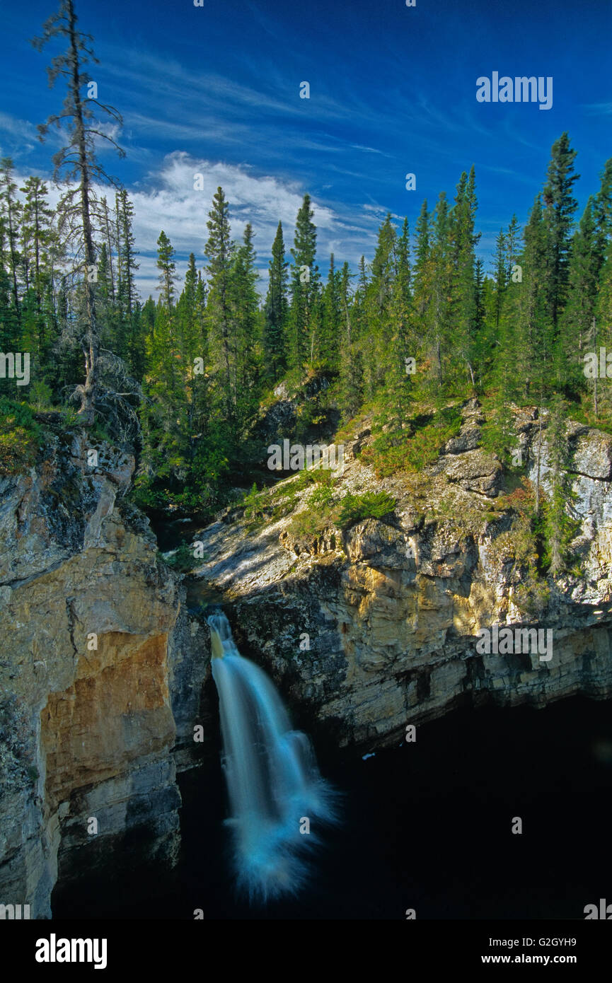 McNallie Creek Falls on the Waterfalls Route (Highway) (Mackenzie ...