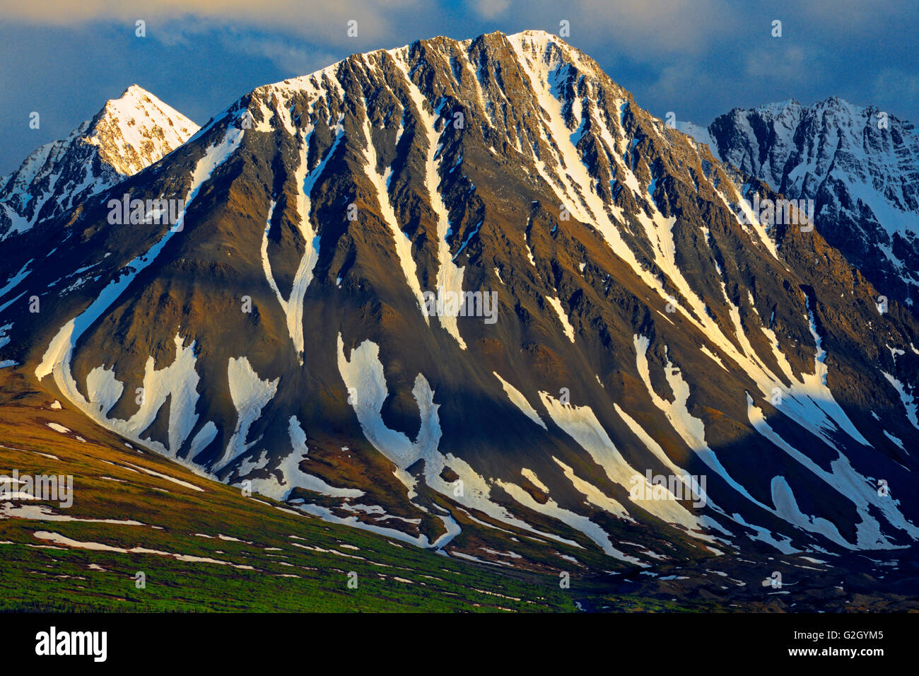 St. Elias Mountains, a subgroup of the Pacific Coast Ranges from Haines ...