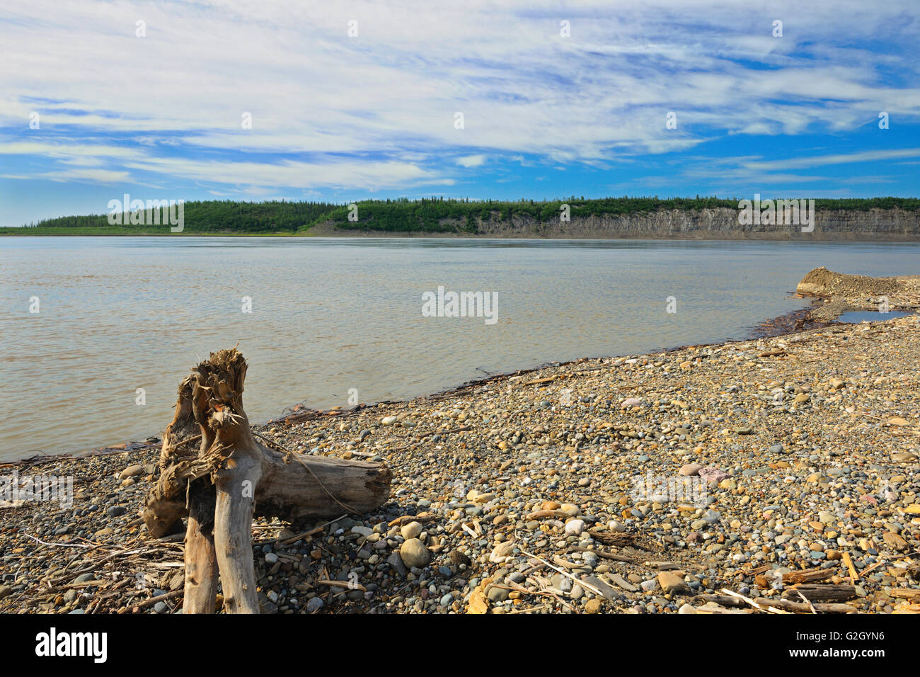 Shoreline arctic red river mackenzie hi-res stock photography and ...