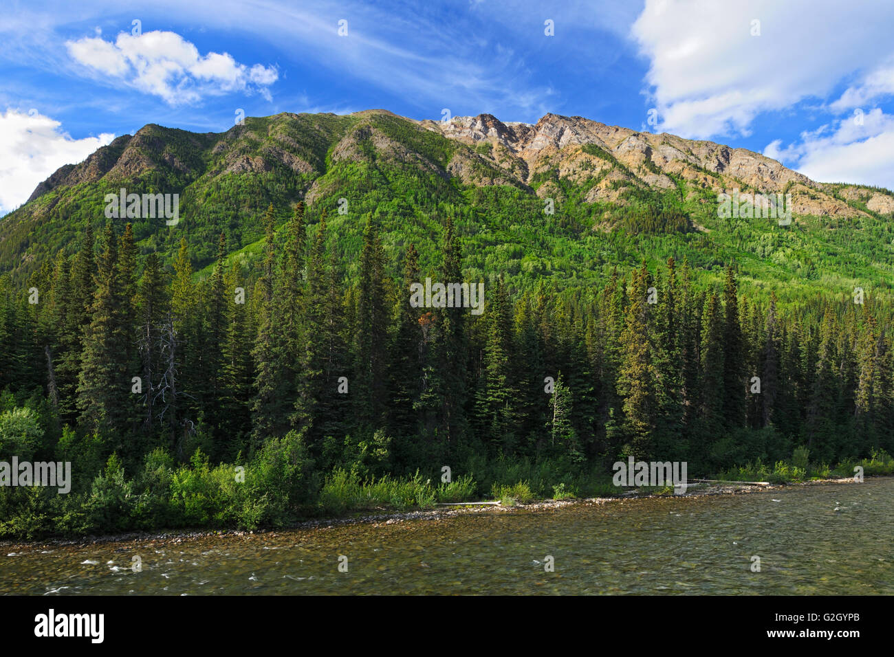 Cottonwood River and the Cassiar Mountains Stewart Cassiar Highway ...