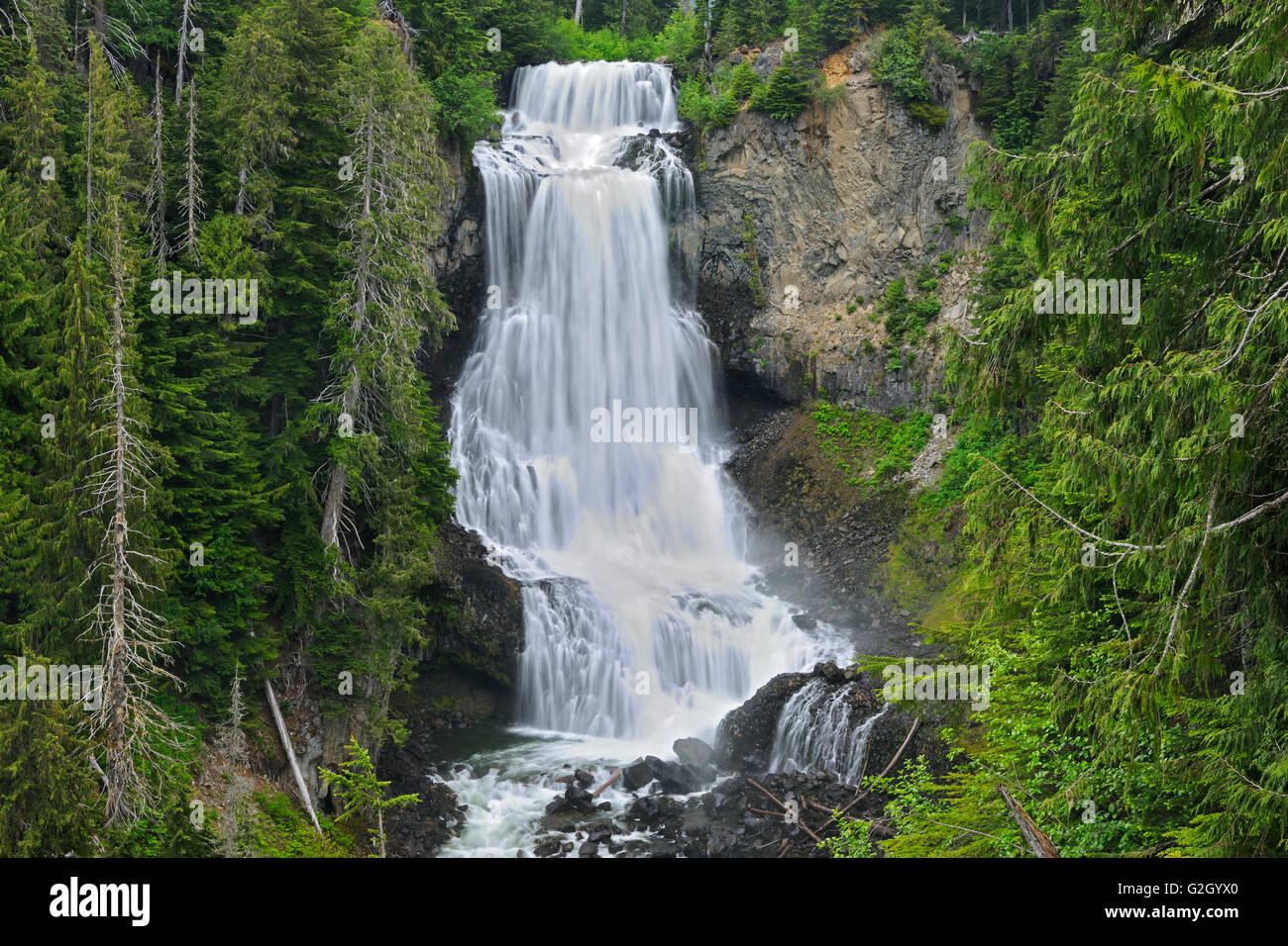 Alexander Falls near Whistler British Columbia Canada Stock Photo - Alamy