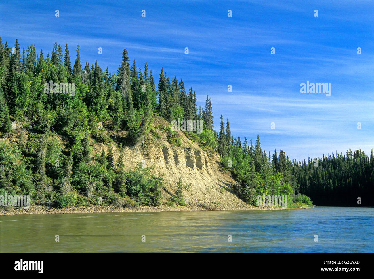 Kakisa River Lady Evelyn Falls on Waterfalls Route (Highway) (Mackenzie ...