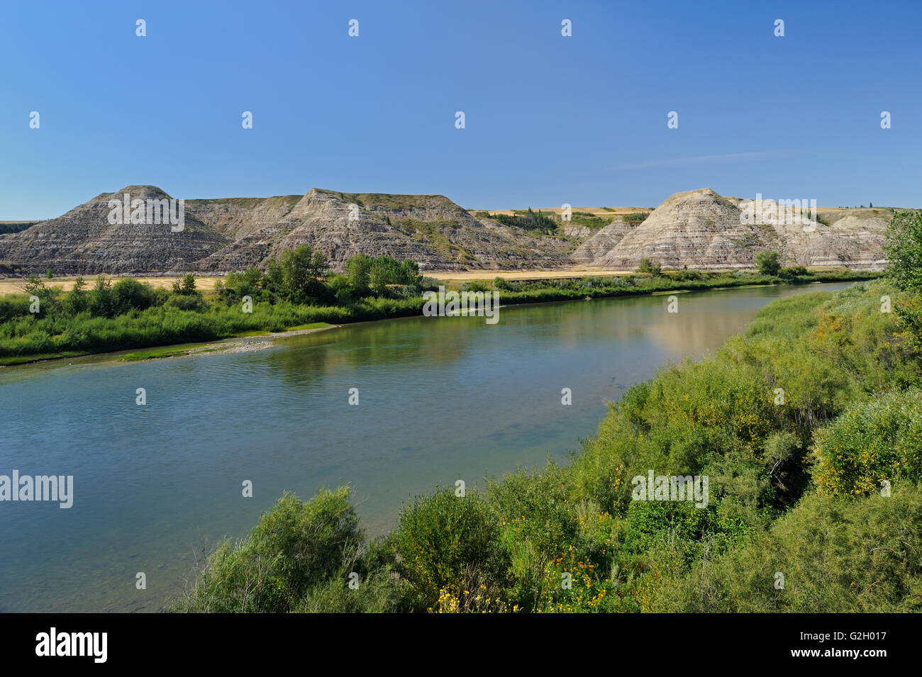 Water erosion canada badlands hi-res stock photography and images - Alamy