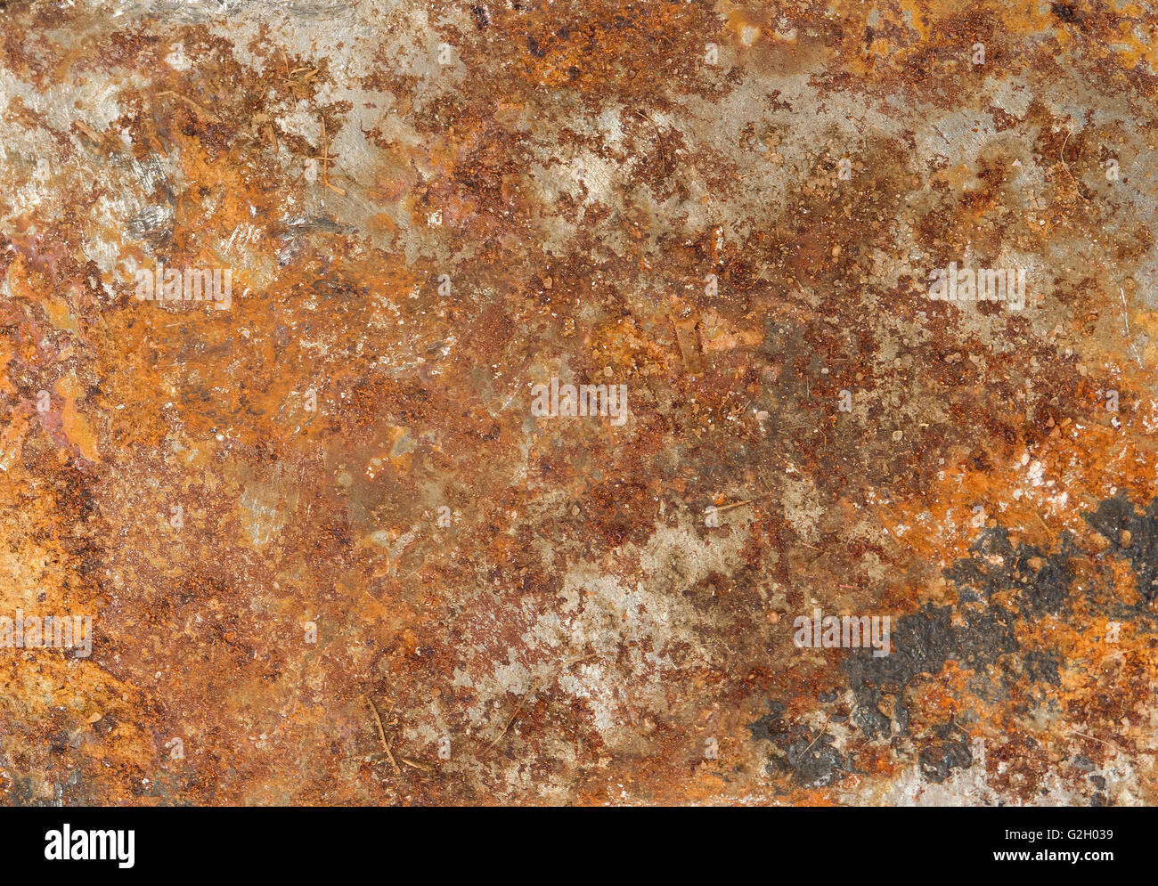 Rust backgrounds - Close-up of old metal covert in rust Stock Photo - Alamy