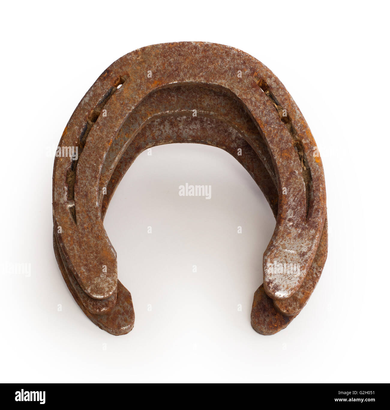 Old rusty horseshoes hi-res stock photography and images - Alamy