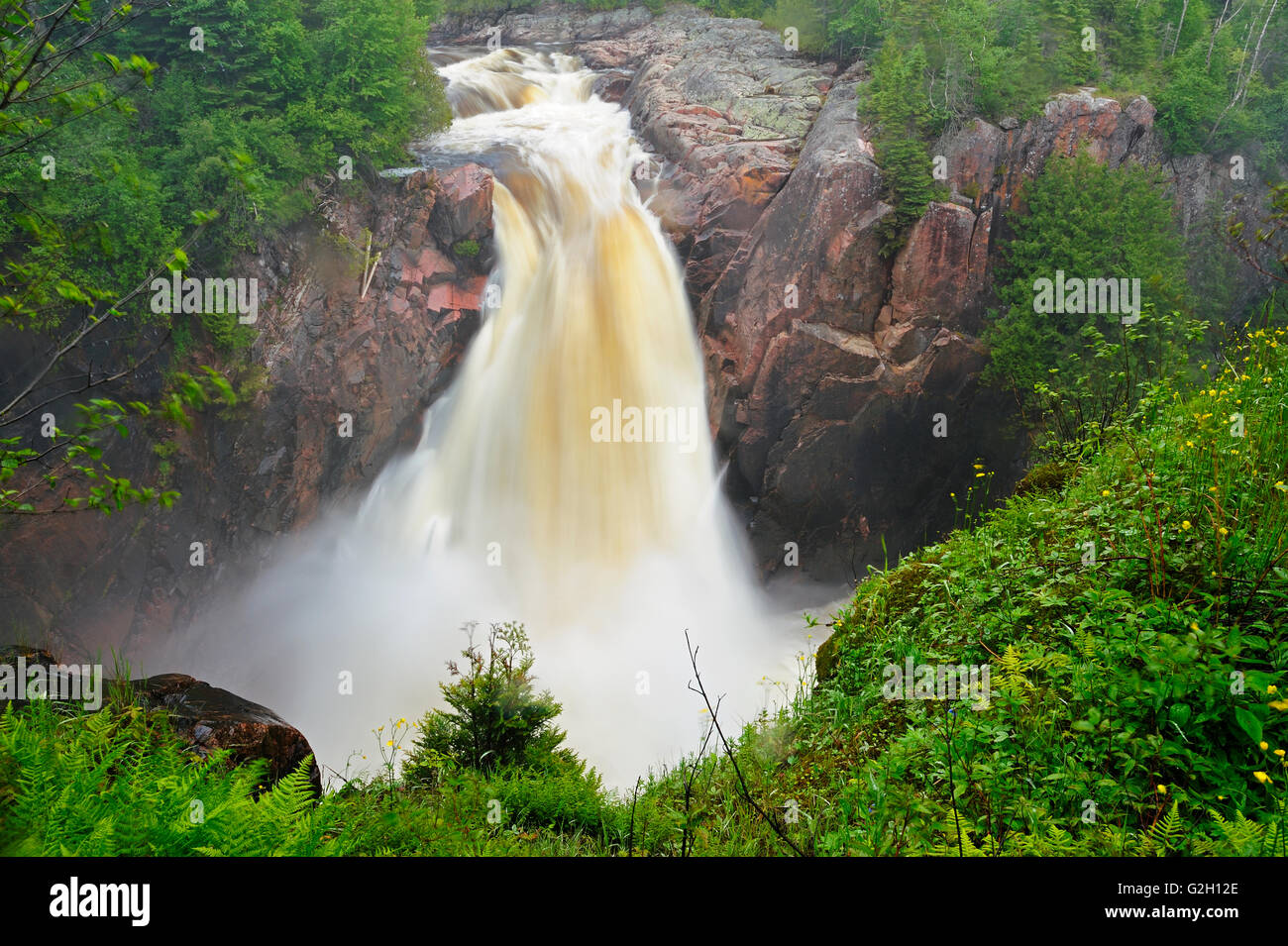 Aguasabon River Gorge Terrace Bay Ontario Canada Stock Photo - Alamy