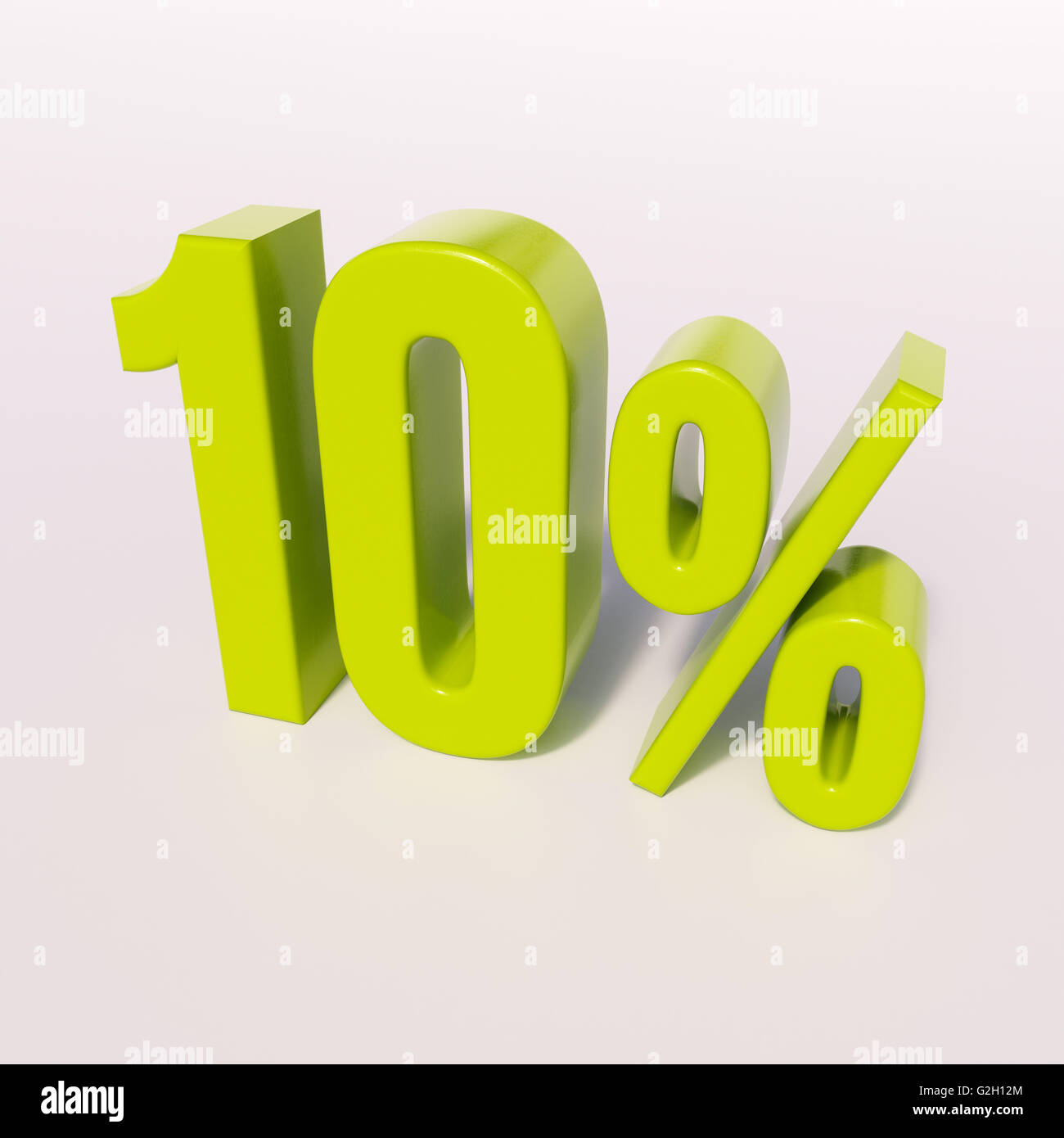 10 percent on white hi-res stock photography and images - Alamy