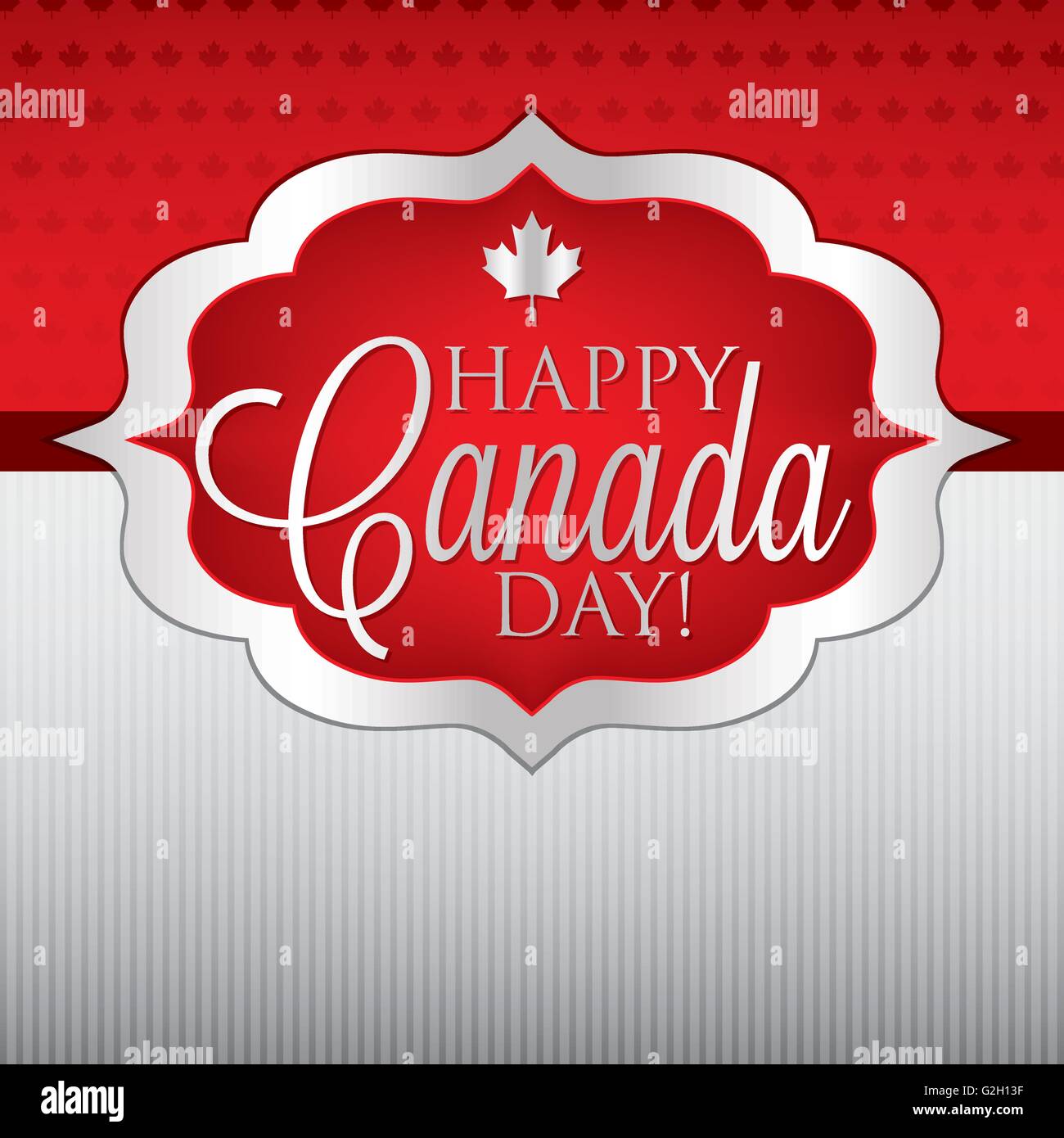 Label Canada Day card in vector format Stock Vector Image & Art - Alamy