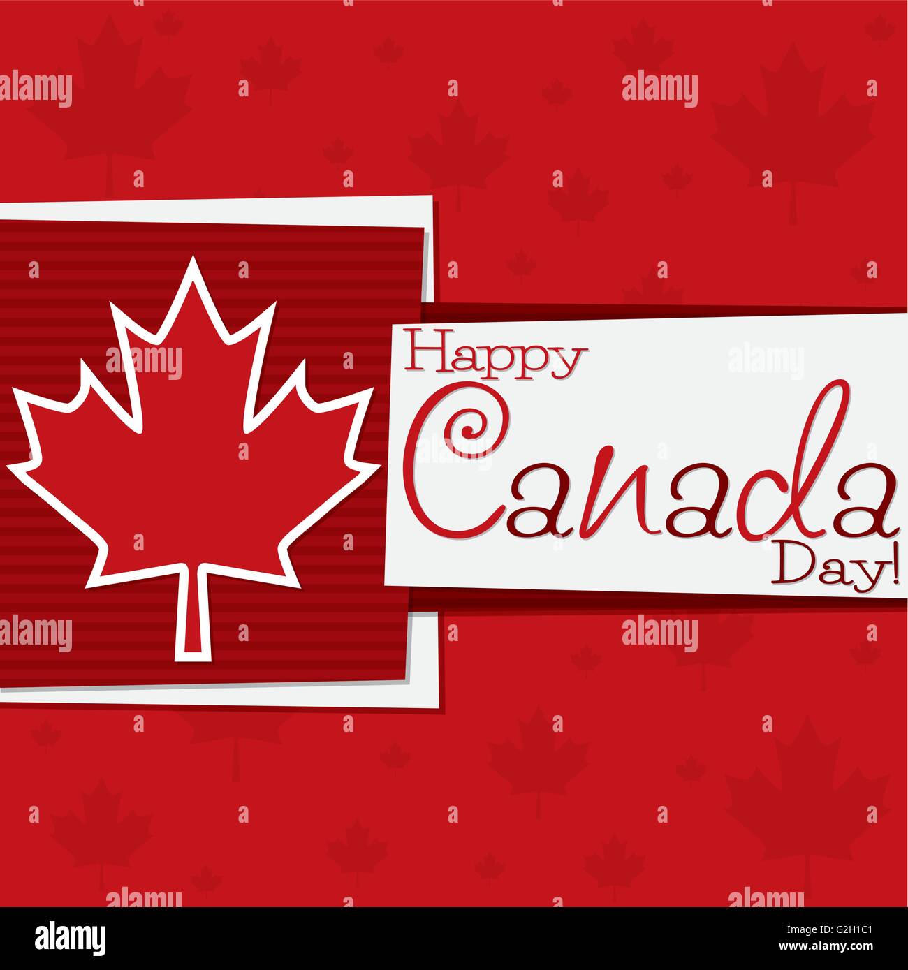 Funky Canada Day card in vector format Stock Vector Image & Art - Alamy