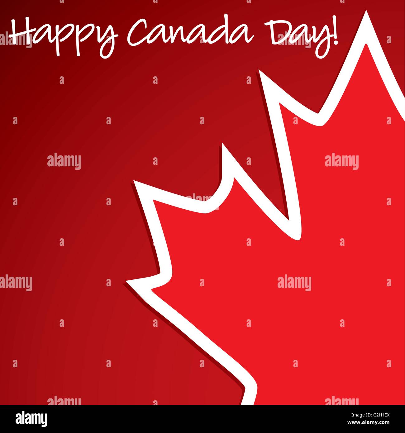 Canada Day card in vector format Stock Vector Image & Art - Alamy