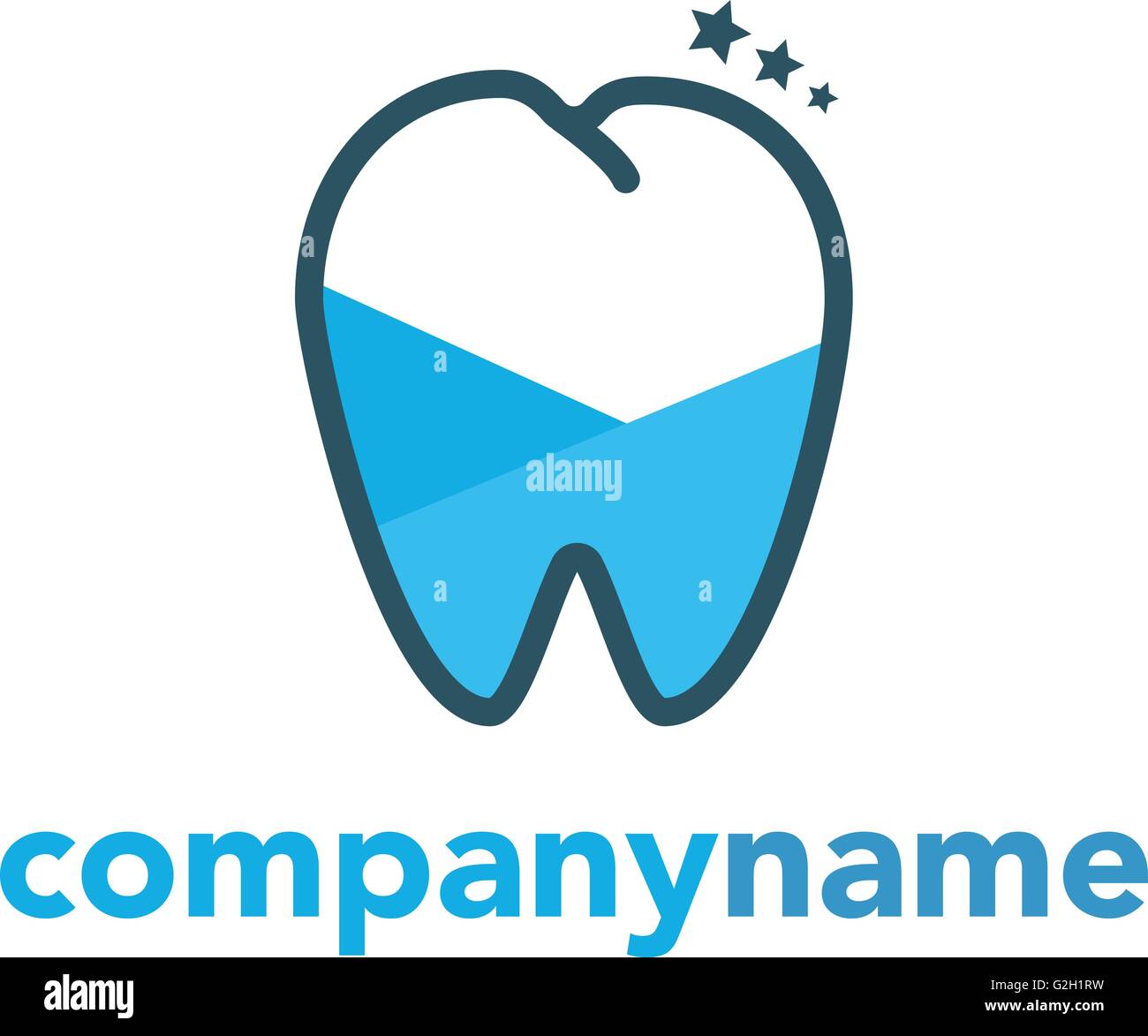 Vector logo design dentist teeth Stock Vector Image & Art - Alamy