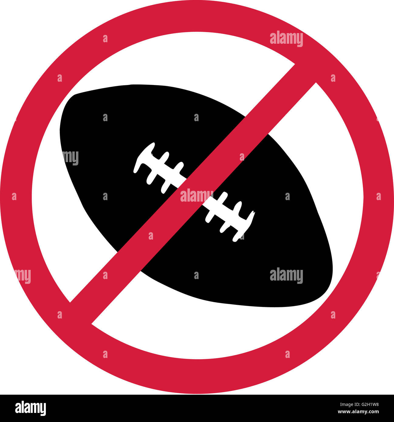 Forbidden to play football hi-res stock photography and images - Alamy