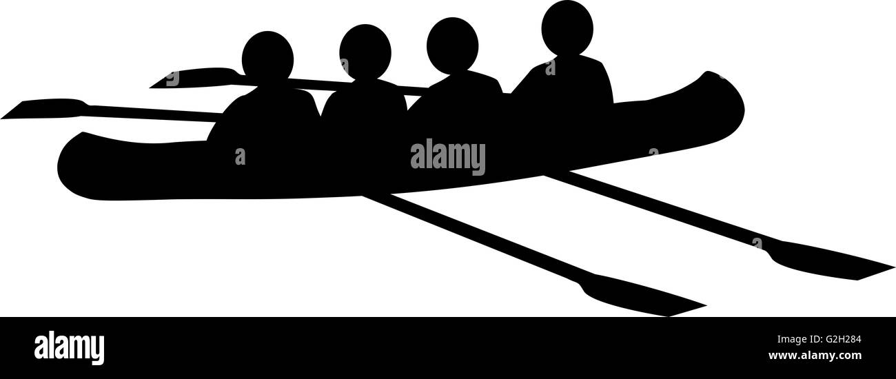 Coxed four Rowing Stock Photo - Alamy