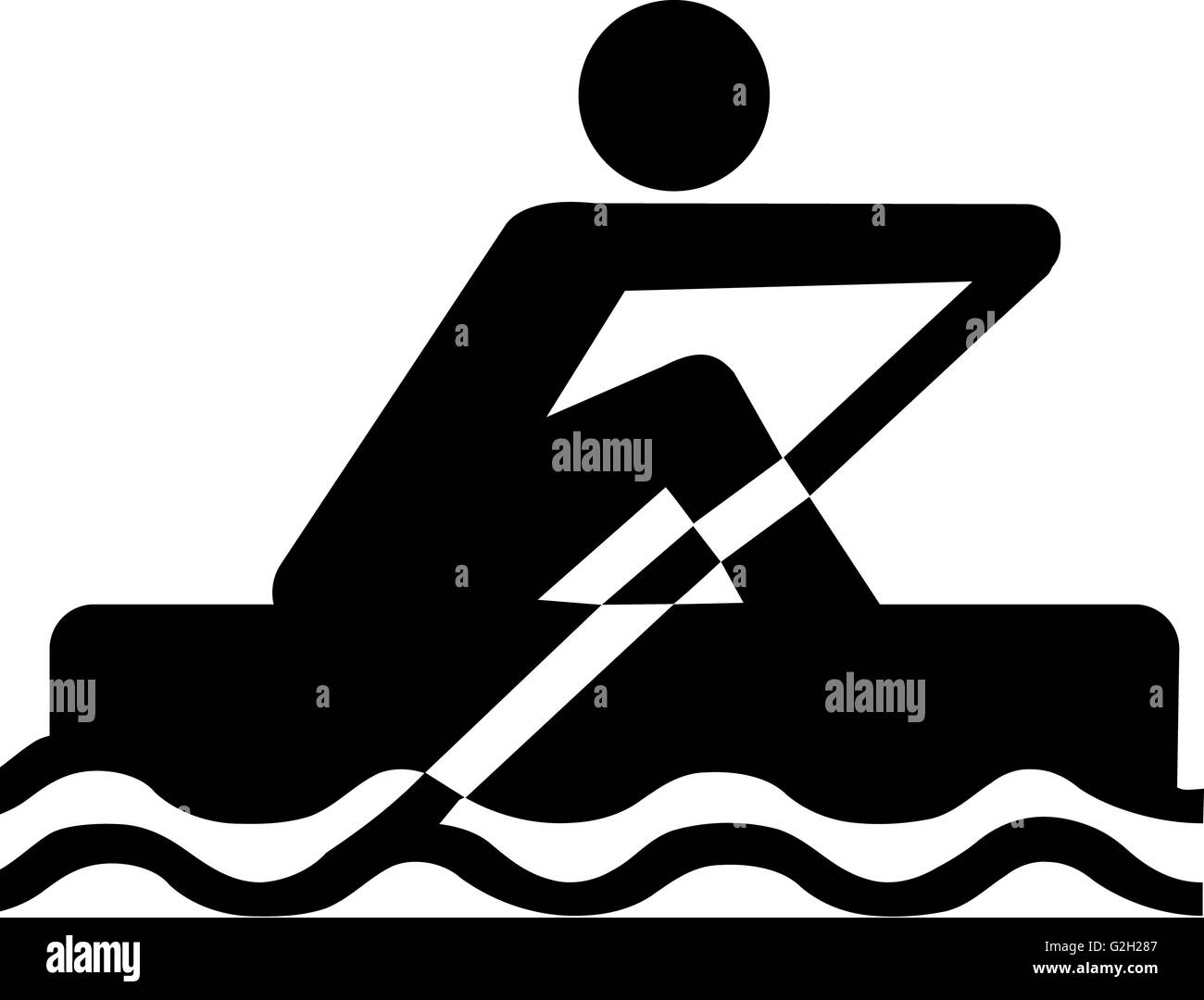 Rowing graphic hi-res stock photography and images - Alamy