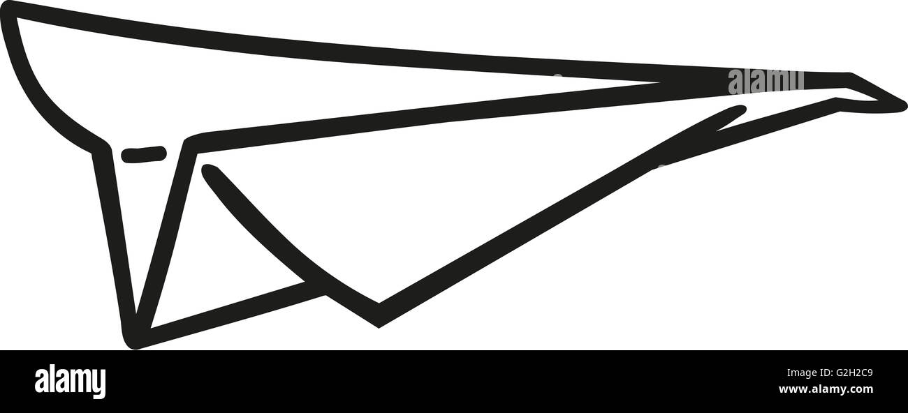 Fly paper airplane hi-res stock photography and images - Alamy