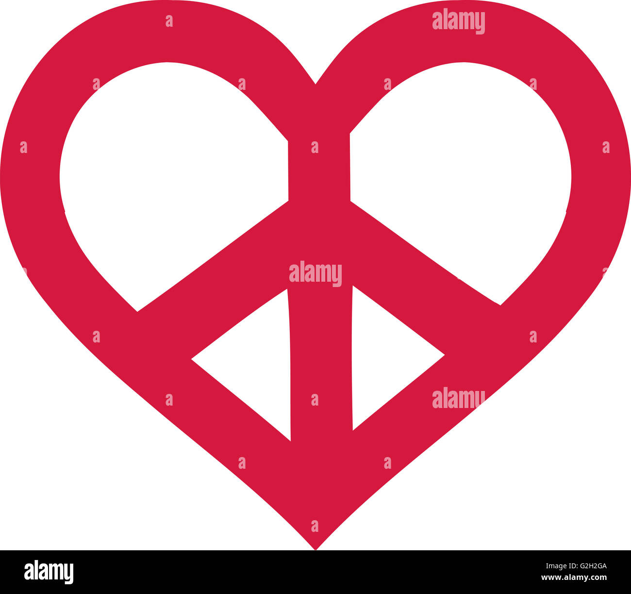 Peace sign and heart hi-res stock photography and images - Alamy