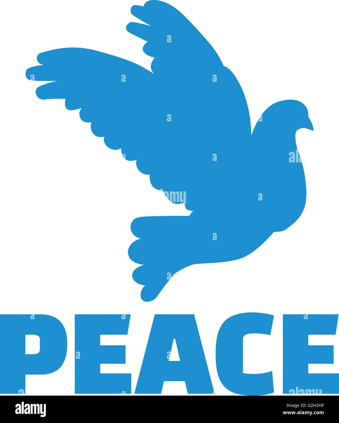 Peace logo vector dove hi-res stock photography and images - Alamy