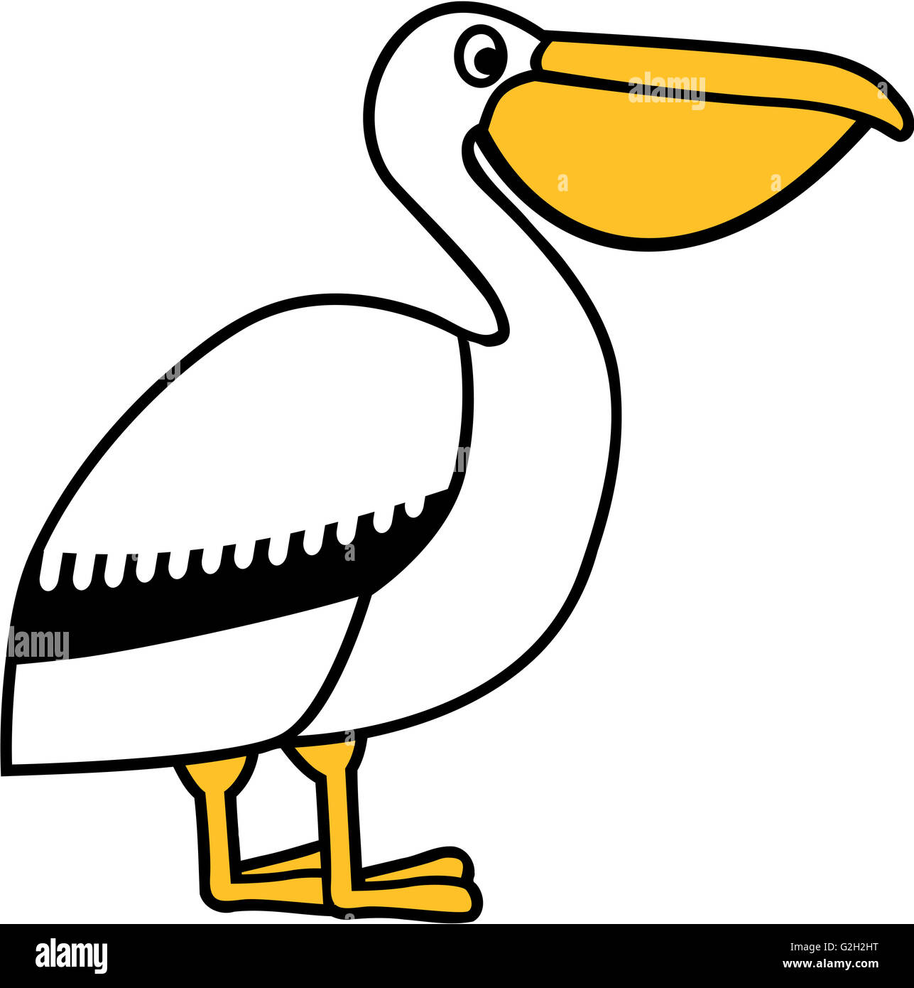 Pelican cartoon hi-res stock photography and images - Alamy