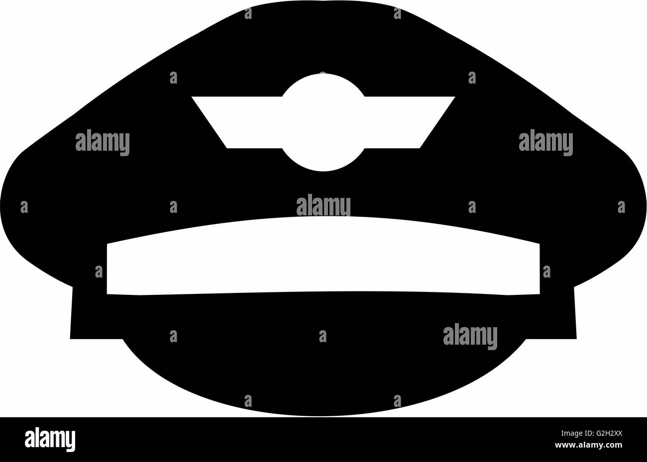 Airplane pilot hat Black and White Stock Photos & Images - Alamy