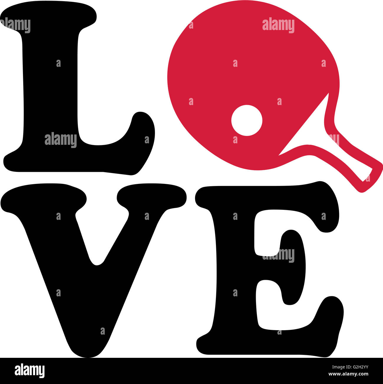 Ping pong love Stock Photo - Alamy