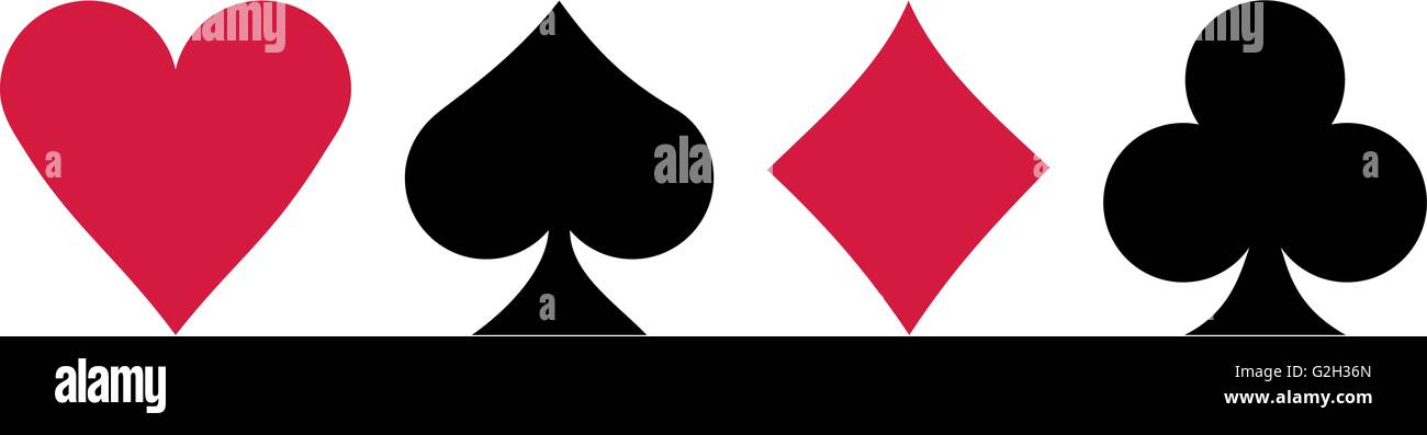 Four playing cards hi-res stock photography and images - Alamy