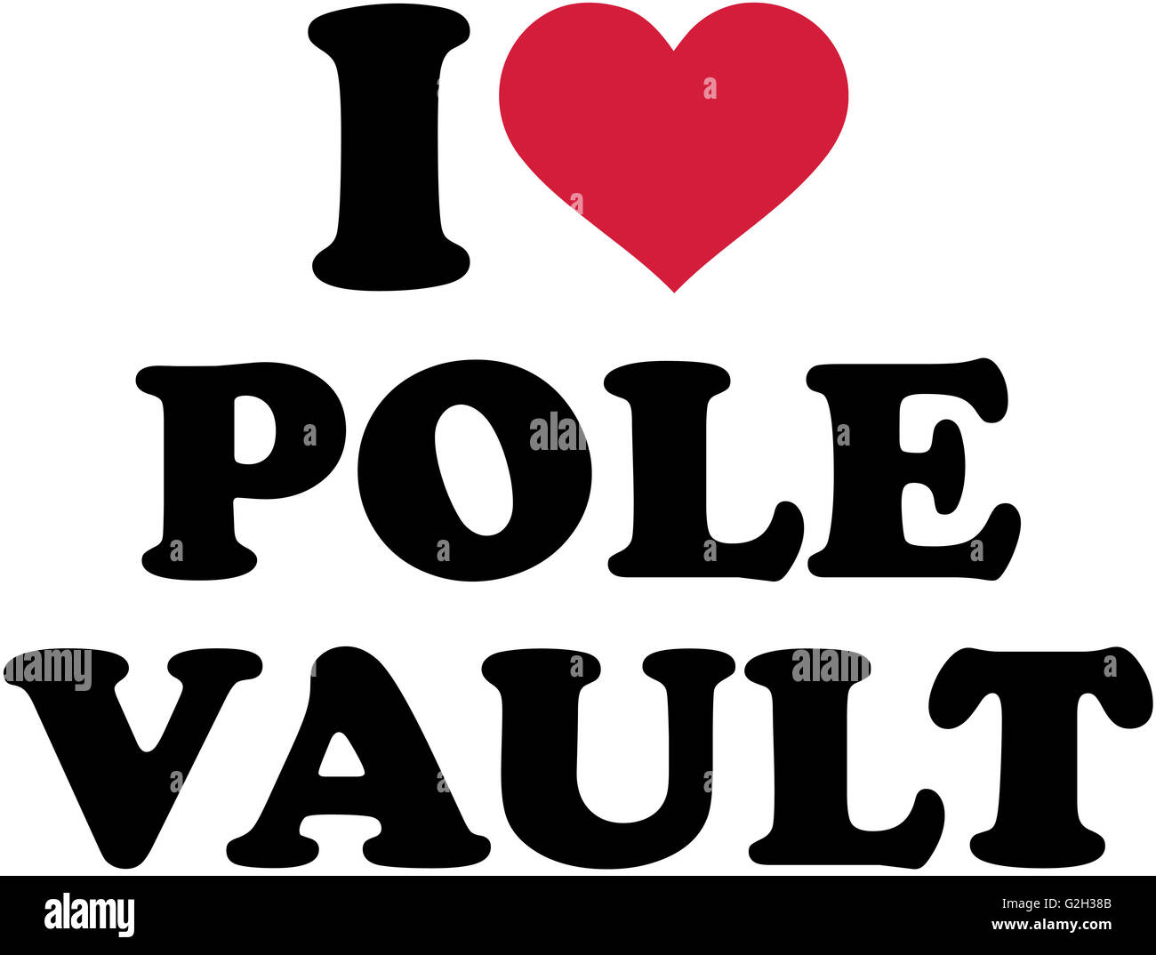 I love pole vault Stock Photo - Alamy