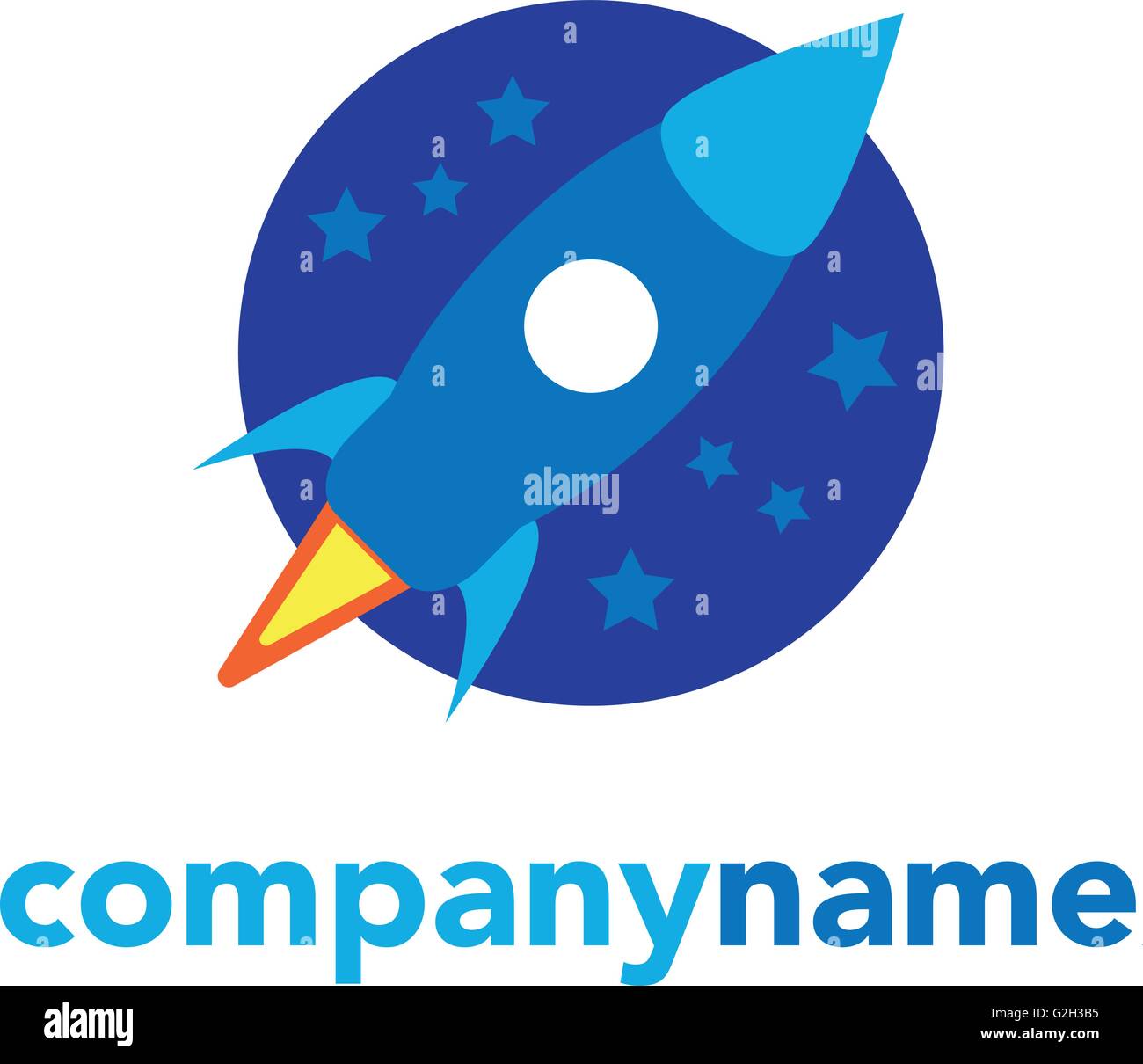 Rocket. Vector logo template Stock Vector Image & Art - Alamy